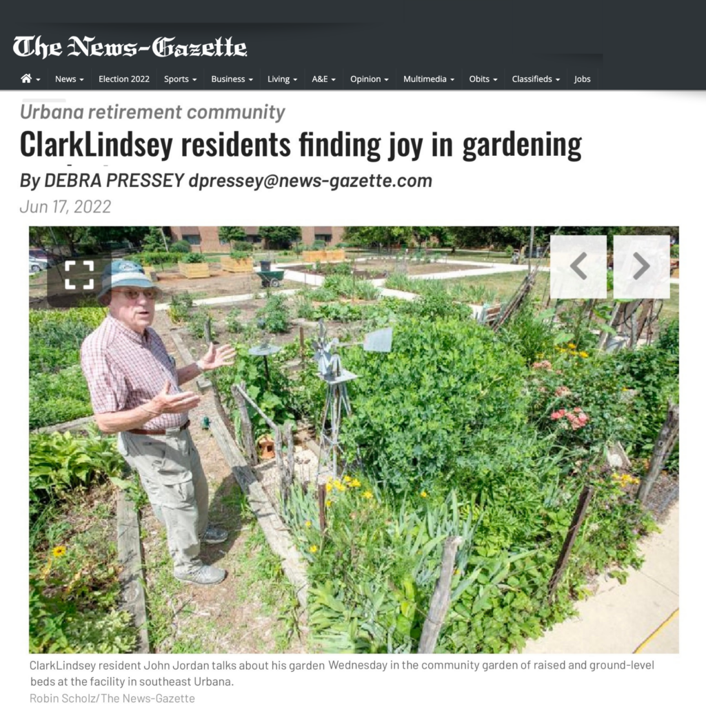 ClarkLindsey’s garden program featured in The News-Gazette - Clark ...
